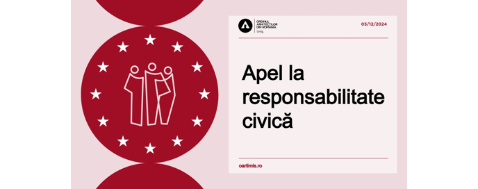 OAR Timis - Apel la responsabilitate civica